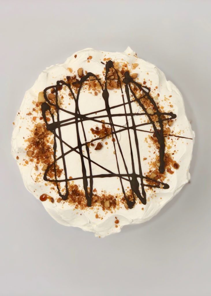 Almond Roca Cake – Top VIew – Lido Bakery